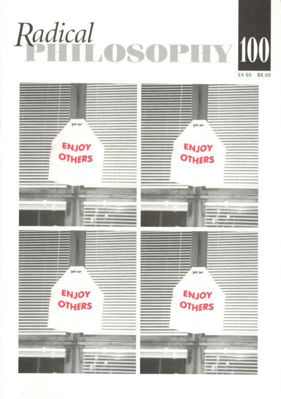 Mark Neocleous and Jonathan Derbyshire · Signs of the Times, Critical ...