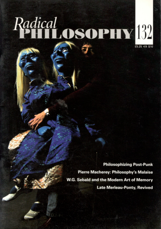 Radical Philosophy · 132 Contents Page (2005)